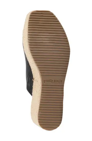 Gentle Souls By Kenneth Cole Silvana Woven Platform Slide Sandal