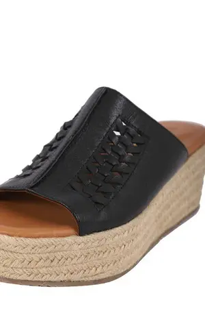 Gentle Souls By Kenneth Cole Silvana Woven Platform Slide Sandal