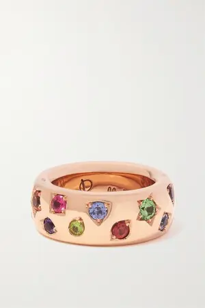 Pomellato Iconica 18-karat Rose Multi-stone Ring - Gold