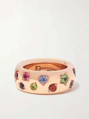 Pomellato Iconica 18-karat Rose Multi-stone Ring - Gold