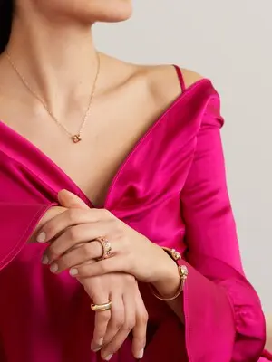 Pomellato Iconica 18-karat Rose Multi-stone Ring - Gold
