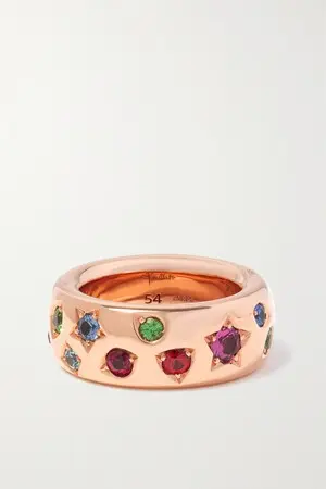 Pomellato Iconica 18-karat Rose Multi-stone Ring - Gold