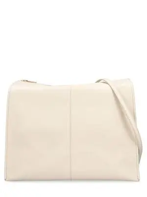 THE ROW Aspen Leather Clutch - Perle Shg