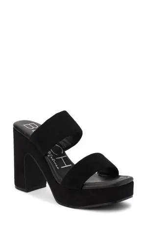 Matisse Gem Platform Sandals - Ebony