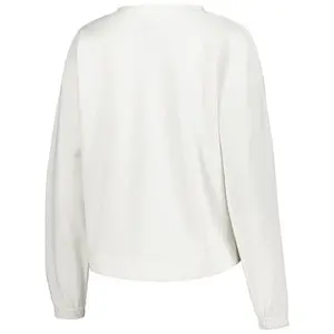 CONCEPTS SPORT Brooklyn Nets Sunray Notch Neck Long Sleeve T-shirt