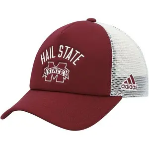 Adidas Mississippi State Bulldogs Dowsing & Bell Trucker Snapback Hat - Maroon
