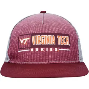 COLOSSEUM Gray Virginia Tech Hokies Snapback Hat
