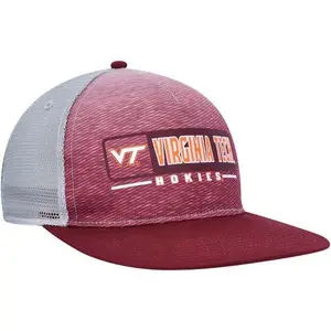 COLOSSEUM Gray Virginia Tech Hokies Snapback Hat