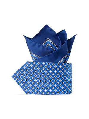 Stefano Ricci Luxury Printed Silk Tie Set Grey