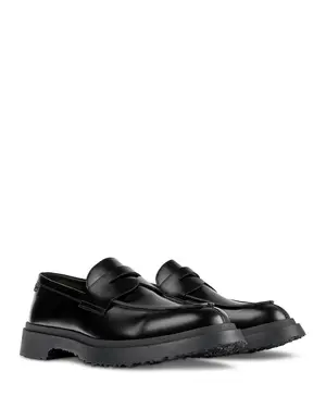 Camper Walden Slip On Loafers - Black