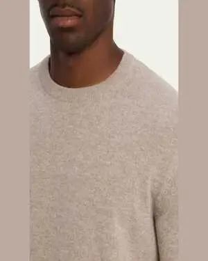 Zegna Oasi Cashmere Crewneck Sweater - Beige