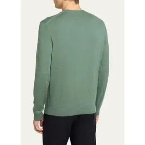 Zegna Oasi Cashmere Crewneck Sweater - Green
