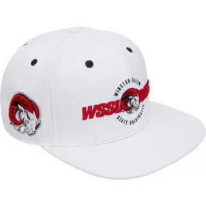 PRO STANDARD Winston Salem Rams Evergreen Wool Snapback Hat - White