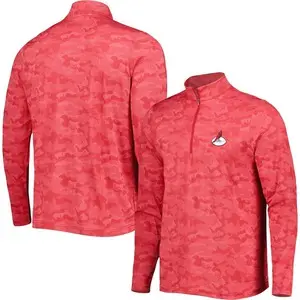 ANTIGUA Arizona Cardinals Brigade Throwback Quarter-zip Top - Red