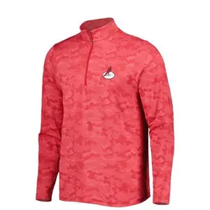 ANTIGUA Arizona Cardinals Brigade Throwback Quarter-zip Top