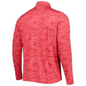 ANTIGUA Arizona Cardinals Brigade Throwback Quarter-zip Top