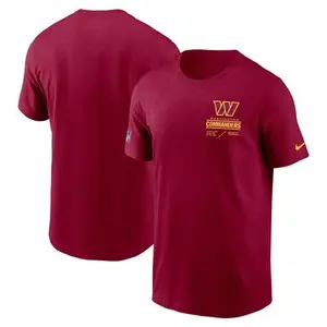 Nike Washington Commanders Sideline Infograph Lockup Performance T-shirt