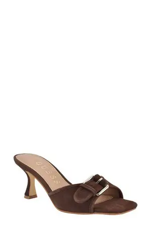 Guess Dista Slide Sandal - Dark Brown