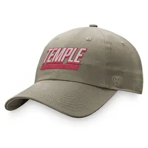 Top Of The World Temple Owls Slice Adjustable Hat - Khaki