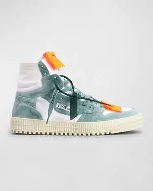 Off-White 3.0 Off Court Canvas Suede High-top Sneakers