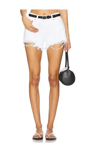 PISTOLA Gigi Denim Shorts - Luxe White Distresse