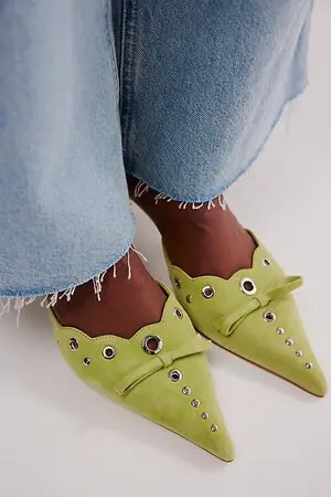 Jeffrey Campbell Jeffrey Campbell Arabella Heels Lime Suede