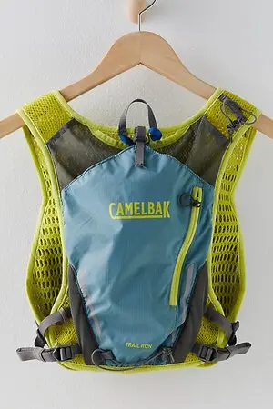Camelbak Trail Run 34oz Hydration Vest - Smoke Blue/limeade