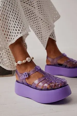 Coach Jelly translucent fisherman sandals. Unisex. Orchid Purple. Size 12. COACH Women main image 3