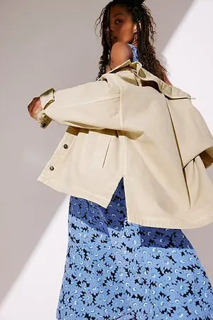 Free People Free People We The Free Madison City Denim Jacket Tofu
