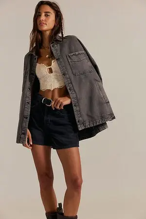 Free People Oversized Denim Jackets