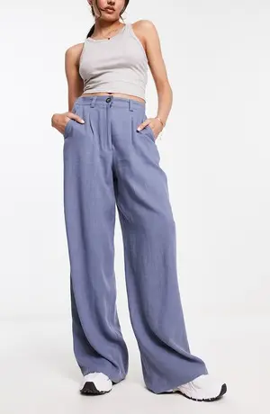 Asos Wide Leg Dad Trousers