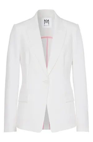 MILLY Avery Cady Blazer - Ecru