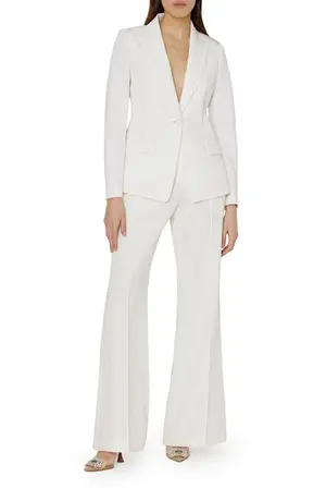 MILLY Avery Cady Blazer - Ecru