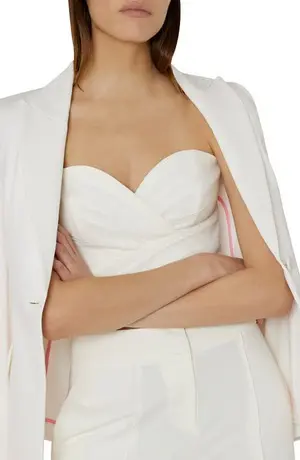 MILLY Avery Cady Blazer - Ecru