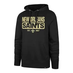 '47 New Orleans Saints Box Out Headline Pullover Hoodie