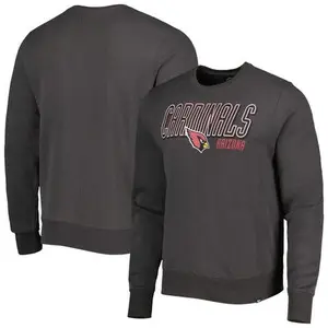 '47 Arizona Cardinals Locked In Headline Pullover Sweatshirt - Charcoal