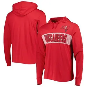 '47 Tampa Bay Buccaneers Field Franklin Hooded Long Sleeve T-shirt - Red
