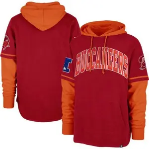 '47 Tampa Bay Buccaneers Shortstop Pullover Hoodie - Red
