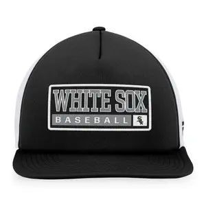 Majestic International White Chicago White Sox Foam Trucker Snapback Hat