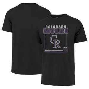 '47 Colorado Rockies Cooperstown Collection Borderline Franklin T-shirt - Black