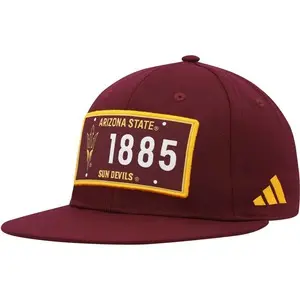 Adidas Arizona State Sun Devils Established Snapback Hat - Maroon