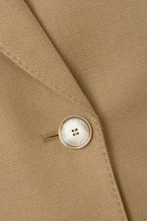 Stella McCartney Double-breasted Grain De Poudre Blazer