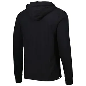 '47 New Orleans Saints Field Franklin Hooded Long Sleeve T-shirt - Black