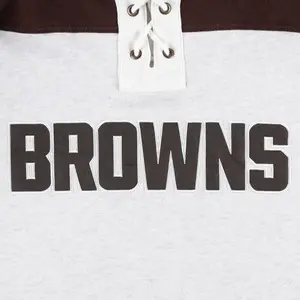 '47 Cleveland Browns Gridiron Lace-up Pullover Hoodie