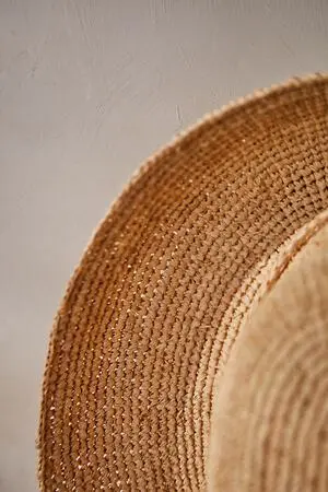 TERRAIN Rounded Raffia Sun Hat