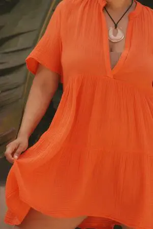 CELANDINE The Kallie Flowy Tunic Dress