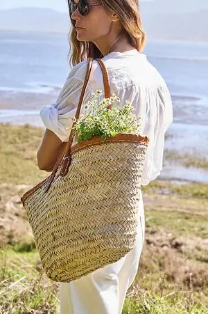 TERRAIN Leather Handle Market Tote