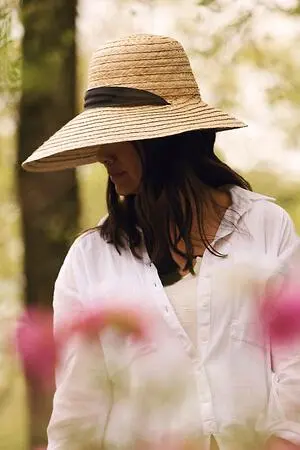 TERRAIN Buri Braid Straw Sun Hat - Multi