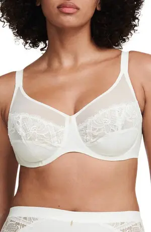 Chantelle Orangerie Dream Full Coverage Underwire Bra - Milk