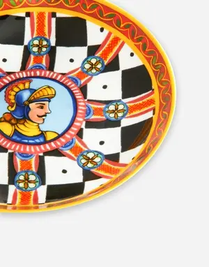 Dolce & Gabbana Set 2 Porcelain Soup Plates - Multicolor
